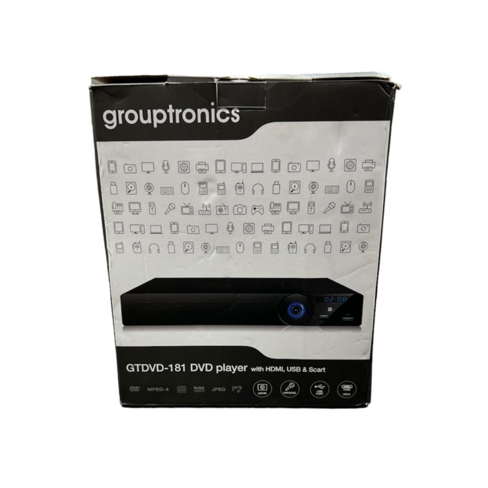 Used Grouptronics GTDVD-181 DVD Player - Own4Less